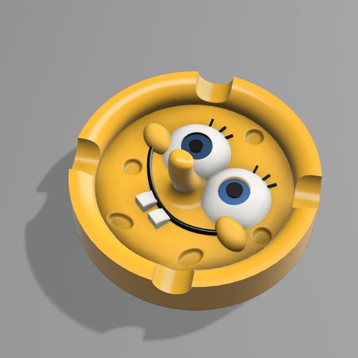 🧽 Spongebob Ashtray・Free STL File for 3D printing・Cults