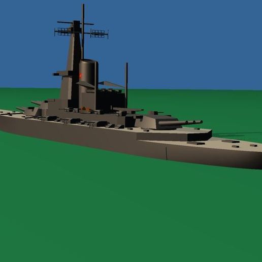 🚢 Soviet Battleship Stalin・Free 3D File for ・Cults