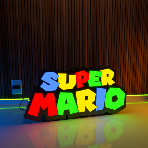 STL file SUPER MARIO - LAMP 🔦 ・3D printable model to download・Cults