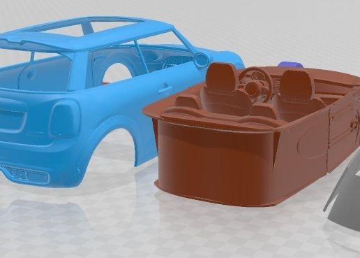 🚗 Mini Cooper S 2015 Printable Car・ 3D File for 3D printing・Cults