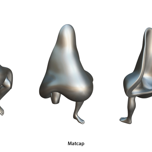 🏃 Running Nose Rigged with Animation・ 3D File for ・Cults