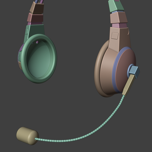 🎭 Headset SDN dispatcher - Dispatch cosplay props・ 3D File for 3D ...