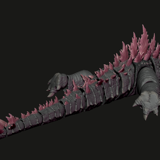 🆕 ARTICULATING GODZILLA THE NEW EMPIRE・ STL File for 3D printing・Cults