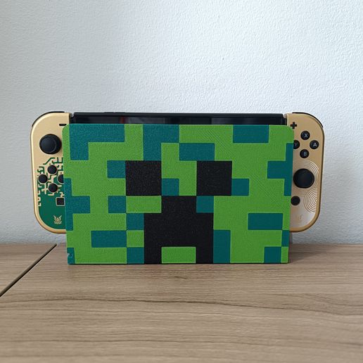 🕹️ Decorative Dock Case for Nintendo Switch - Minecraft Creeper Design ...