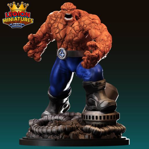 🦸 Marvel crisis protocol the thing presupported included・ STL File for ...