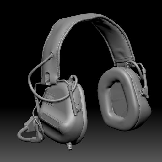 🪖 EARMOR M32 tactical headset scanner・ OBJ File for 3D printing・Cults