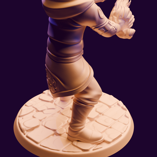 🔥 Fire Mage Apprentice/Sorcerer・Free STL File for 3D printing・Cults