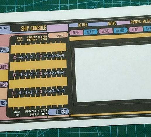 ⭐ Star Trek Fleet Captains, Ship Console LCARS・Free STL File for ・Cults