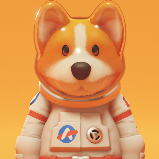 OBJ file Party Animals Space Nemo 🥳 ・3D printing template to download・Cults