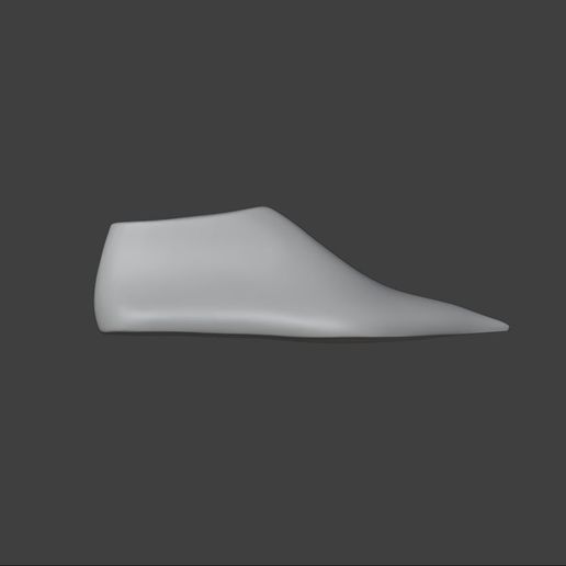 👟 3d STL Women Pointed Flat Shoe Last・ STL File for 3D printing・Cults