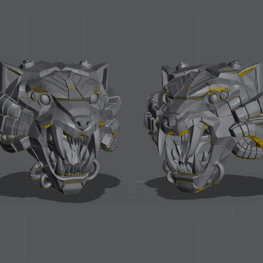 🐱 Warhound Alternative head (Cat) #2・Free STL File for 3D printing・Cults