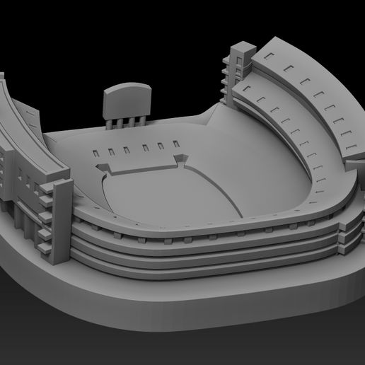 🏟️ Sanford Stadium Georgia・ STL File for 3D printing・Cults