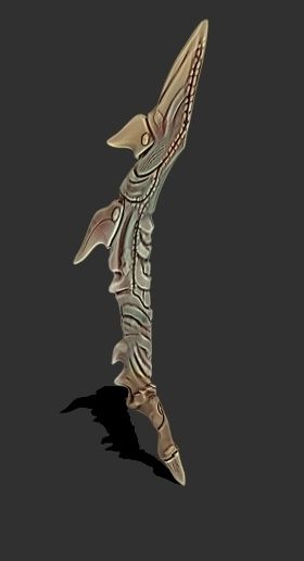 STL file Bone sword 🦴 ・3D printable design to download・Cults