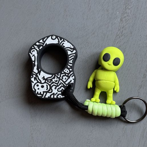 🗝️ Knox. Mini EDC Knuckle Keychain v2・ STL File for 3D printing・Cults