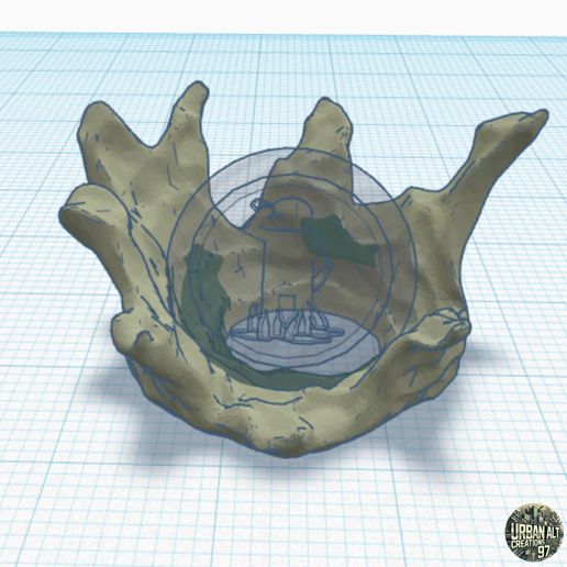 💦 COD Zombies Gobble Gum Holder Splash・ 3D File for 3D printing・Cults