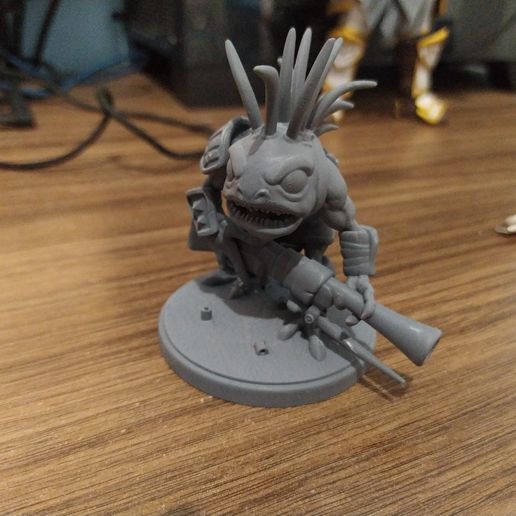 🗺️ World of Warcraft- Murloc Hunter・ STL File for ・Cults