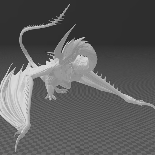 OBJ file DRAGON IRONWINGS Aelion 🐉 ・3D printer model to download・Cults