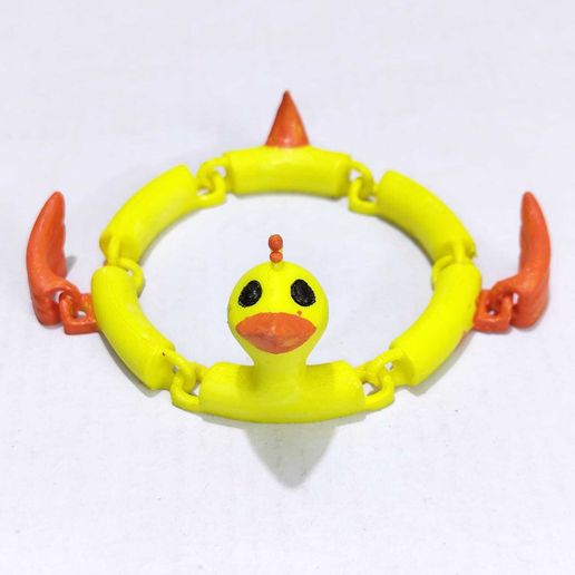 🦆 Flexi Duck Ring Print-In-Place with Painted 3MF Included・Free 3MF ...