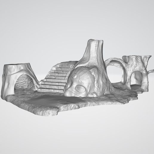 ⭐ Star Wars - Naboo Gungan Sacred Ruins Diorama・ STL File for 3D ...