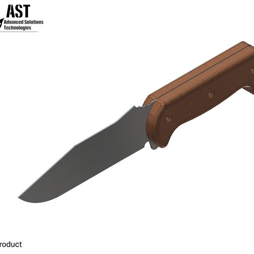 🔪 Survival Knife Design Dxf-Step Files・ DXF File for 3D printing・Cults