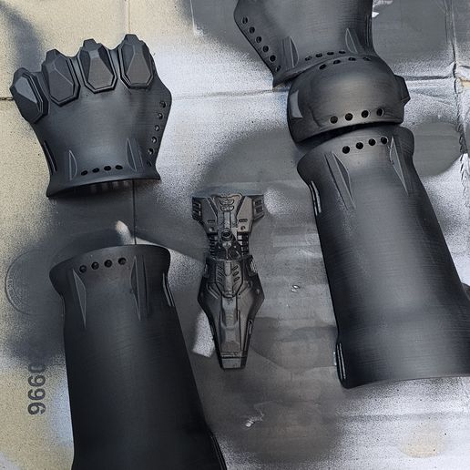 🗡️ Sci-Fi Samurai Gauntlet・3D Print with the Ender 3V2 (not modified ...
