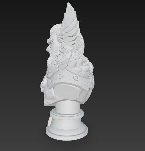 👤 Odin Bust – 3D Printable Norse Mythology God Statue・ STL File for 3D ...