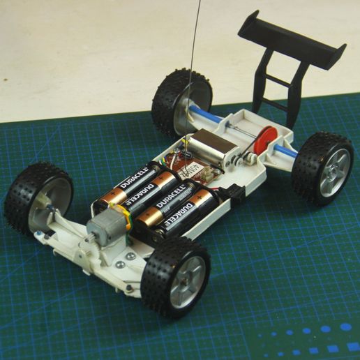 🚗 Toy-grade 2CH RC Car with Steering - Affordable Build Under $20 - [3D ...