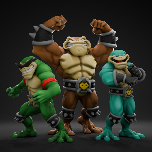 🎨 Battletoads・ STL File for 3D printing・Cults