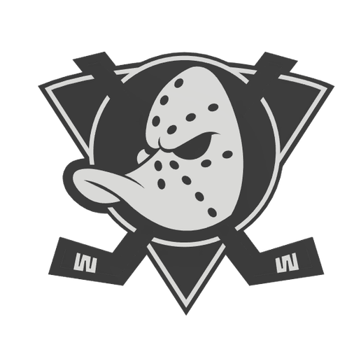 🏑 Logo Mighty Ducks de Anaheim・Archivo 3D para Impresión 3D・Cults