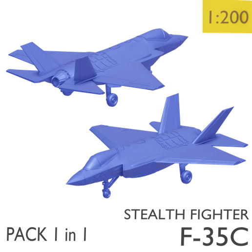 ️ F-35 (A/B/C) ALL IN ONE BIG PACK・ 3D File for ・Cults