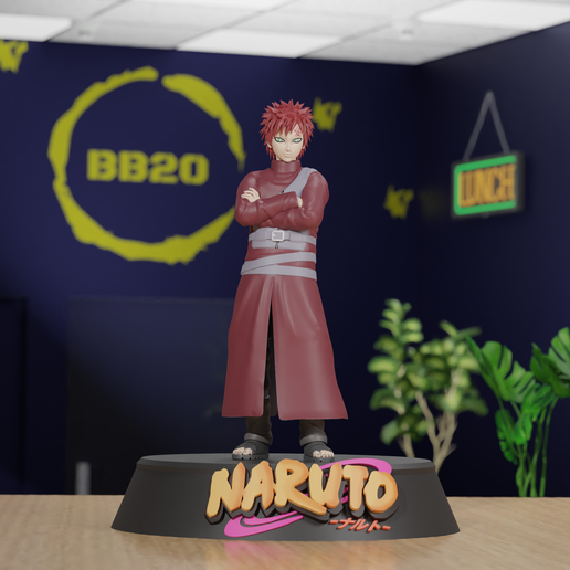 🎲 GAARA NARUTO SHIPPUDEN 3D STL・ STL File for 3D printing・Cults
