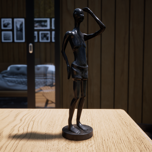 STL file Sculpture - Human figure 🗿 ・Model to download and 3D print・Cults