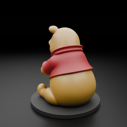🎨 pooh Winnie the Pooh・ 3D File for 3D printing・Cults