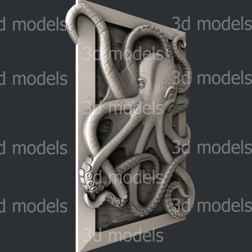 🐙 Octopus・ STL File for 3D printing・Cults