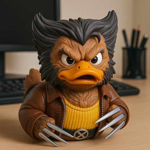 🦆 Rubber Duck - Werewolf Logan model - 3d print・ 3D File for 3D ...