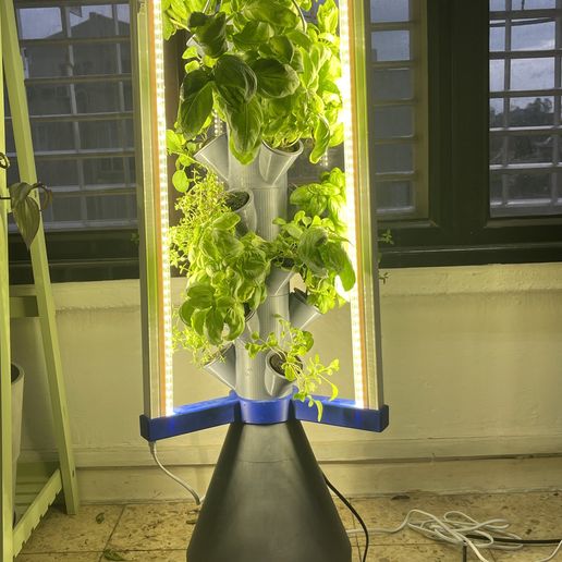 🚰 Modular vertical hydroponic system・ STL File for 3D printing・Cults
