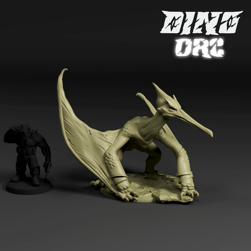 🖼️ pterodactyl ww・ STL File for 3D printing・Cults