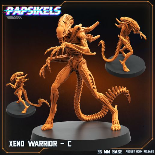 ⚔️ XENO WARRIORS・ 3D File for 3D printing・Cults