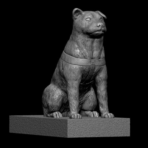 🐕 Hachiko Statue・ STL File for 3D printing・Cults