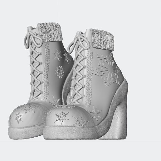 👹 Winter Boots, Monster High・ STL File for 3D printing・Cults