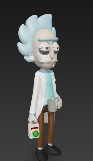 👾 Rick Sanchez・Free STL File for 3D printing・Cults