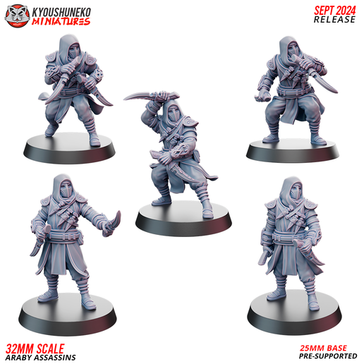 🏜️ Araby Assassins・ 3D File for 3D printing・Cults