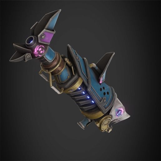 🚀 Arcane Jinx Fishbones Rocket Launcher Weapon For Cosplay・ 3D File for ...