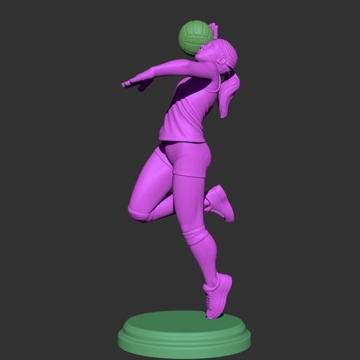 🏐 Volleyball girl・ STL File for 3D printing・Cults