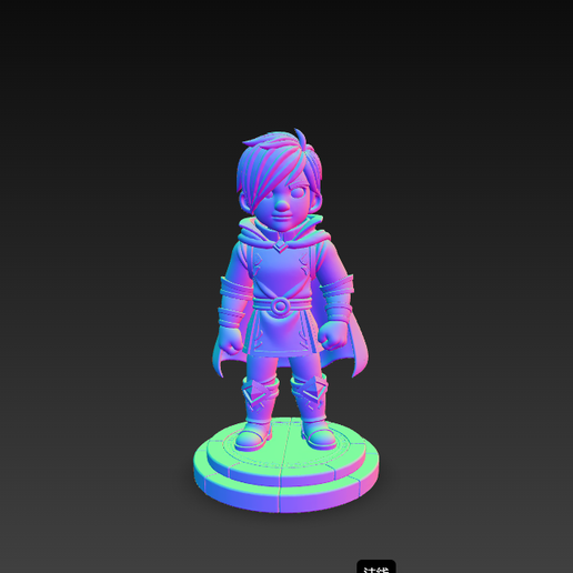 🪄 Magic gladiator armorless・ STL File for 3D printing・Cults