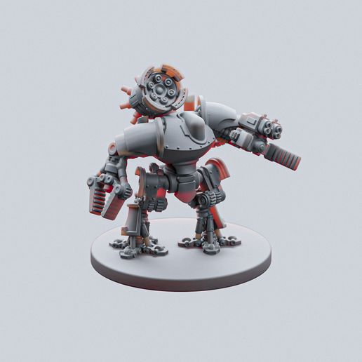 3D file EPICALLY SMALL MECHA BULWARK 🤏 ・3D printable model to download ...