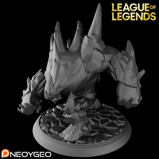 🎲 MALPHITE - LEAGUE OF LEGENDS・Free STL File for 3D printing・Cults