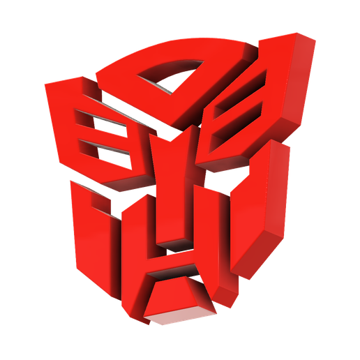 🤖 Transformers Logo・ STL File for ・Cults
