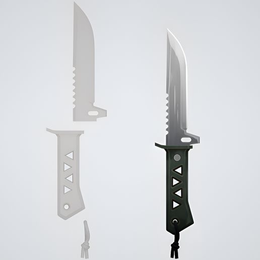 STL file Valorant Xenohunter Knife-Valorant Xenohunter Blade-Valorant ...