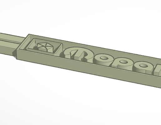 🚗 Mopar Slot Car Stand・ STL File for 3D printing・Cults